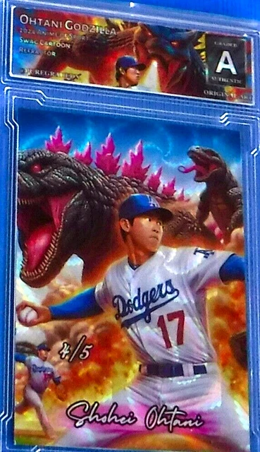 SHOHEI OHTANI 2024 Dodgers Prizm Card Anime di Sport Swag Godzilla ...