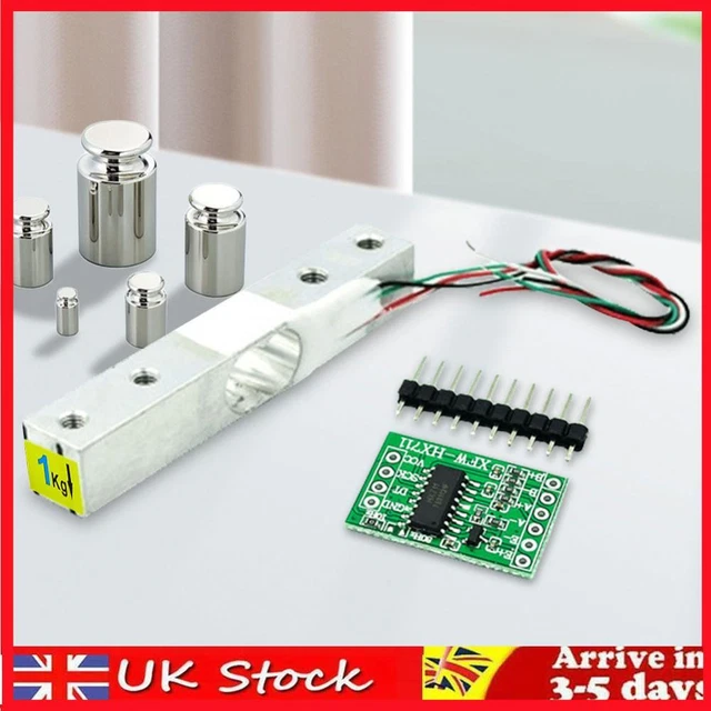 HX711 WEIGHT SENSOR Module 1KG Load Cell for Microcontroller (HX711 and ...