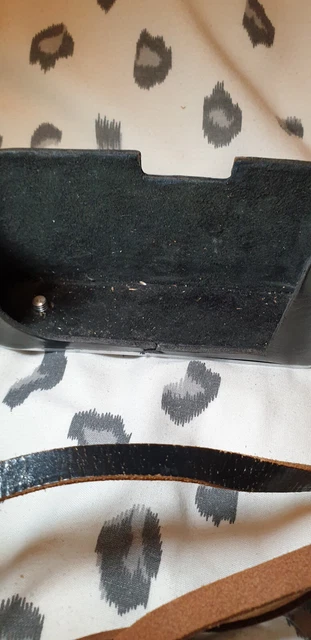 VINTAGE USSR CAMERA real genuine leather Cover cases bag part $35.00 ...