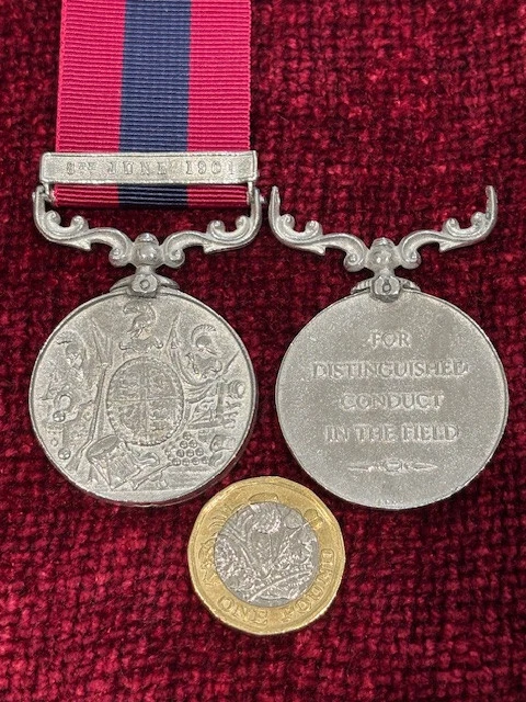 REPLICA COPY VICTORIAN Distinguished Conduct Medal & Dated 2nd Award ...