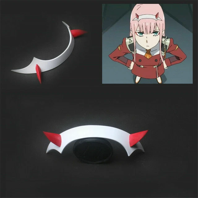 DARLING IN THE FRANXX 02 Headband Zero Two 02 PVC Horn Hairband Cosplay Props UK 4.99 PicClick UK