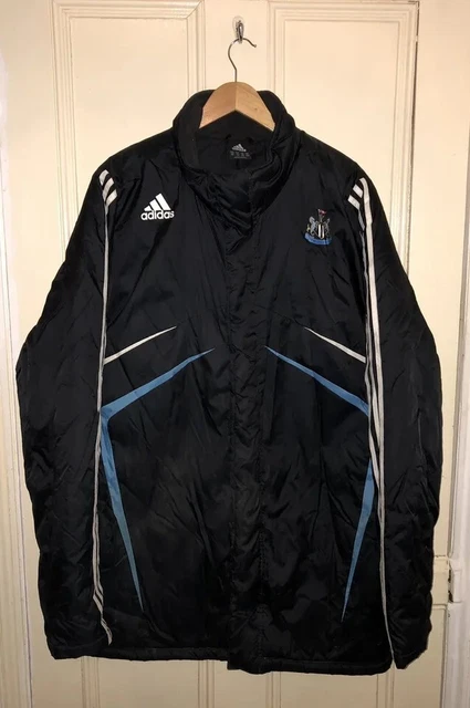 VINTAGE NEWCASTLE UNITED Northern Rock Adidas Padded Training Jacket ...