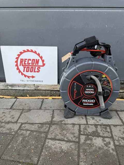 RIDGID SEESNAKE MICRO Drain Camera Reel 20M 65 FT £1250+VAT=£1500 £ ...