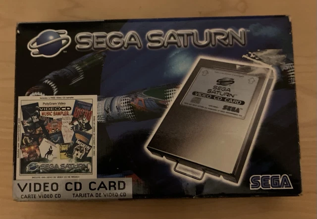 SEGA SATURN PAL Video CD Card VCD Expansion CIB with Panzer Dragoon ...
