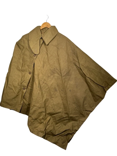 BRITISH ARMY WW2 Dated 1945 MK7 MK VII Cape Tan Groundsheet Broad Arrow ...