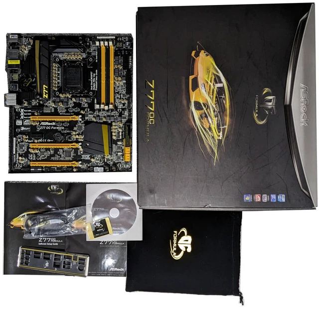 OCCASION ASROCK Z77 Oc Formule Win10Home Numérique Licence Lga1155 For Intel 2Nd EUR 699,90 ...