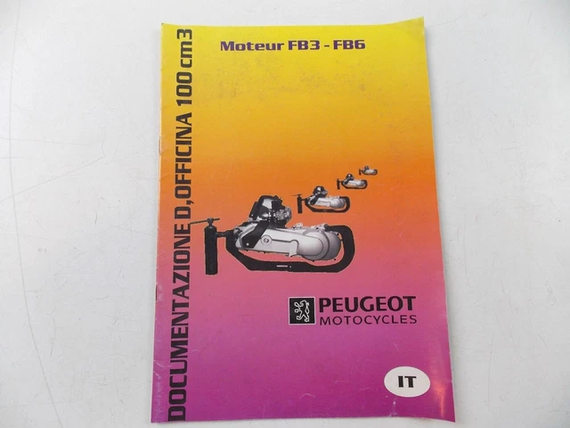NOS PEUGEOT MOTEUR FB3 - FB6 100CM3 Travail Atelier Manuel EUR 23,76 ...