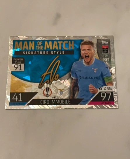 CIRO IMMOBILE MAN Of The Match Signature Style Match Attax 22-23 2023 £ ...