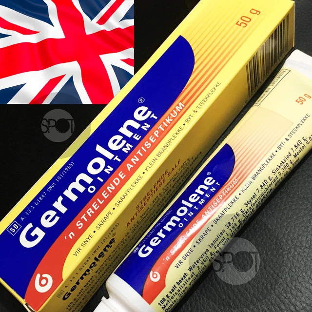 GERMOLENE PINK OINTMENT, ASEPTIC, ANALGESIC - 50g - UK - 'WINTERGREEN ...