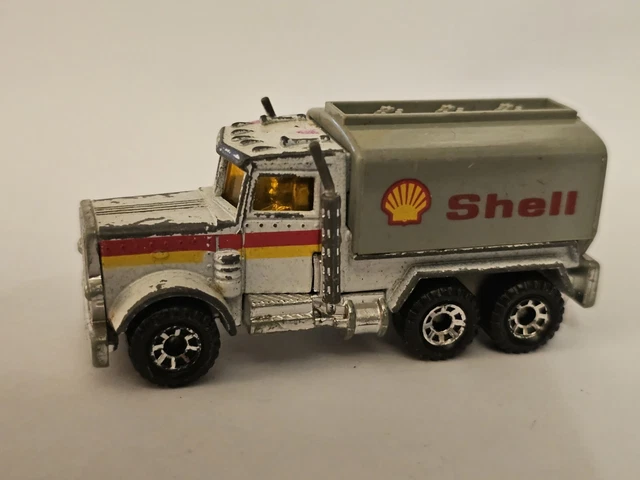 VINTAGE MATCHBOX PETERBILT Shell Petrol Tanker Toy Truck c1981 £4.50 ...