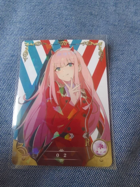 GODDESS STORY TCG Waifu Card R Karte NS-10R-02 Zero Two 02 Darling in ...
