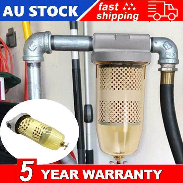 B10-AL FUEL TANK Filter Fuel Water Separator Assembly with PF10 Element ...