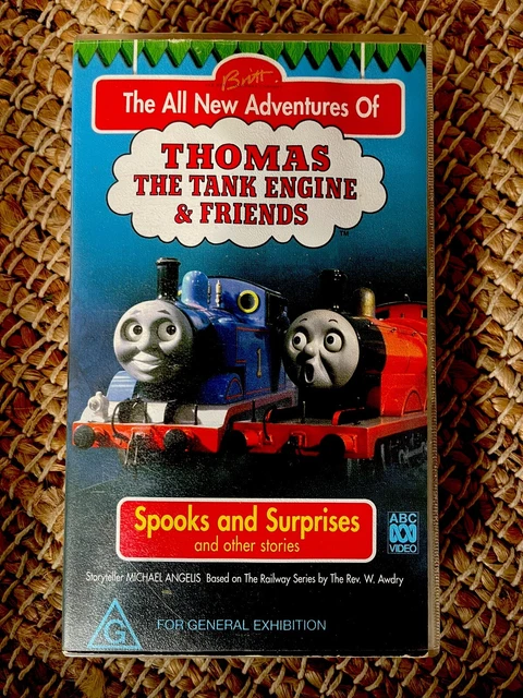 THOMAS THE TANK Engine -Spooks And Surprises Pal vhs tape~ A rare find ...