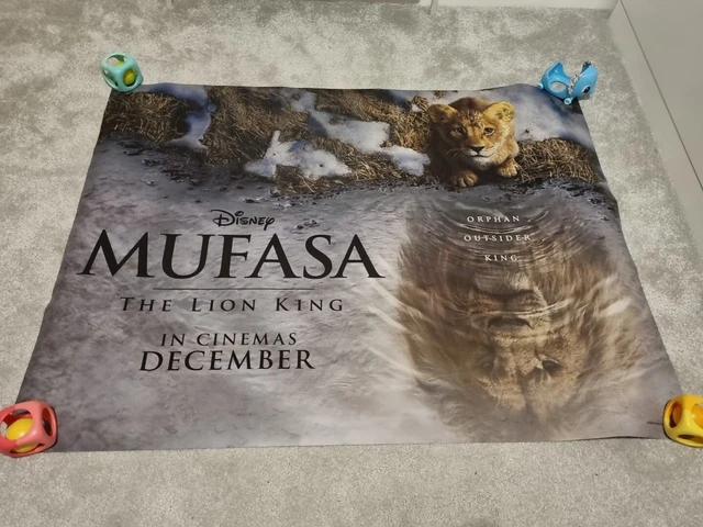 MUFASA: THE LION King Original Cinema UK Quad Poster 30"x40" £19.95 ...