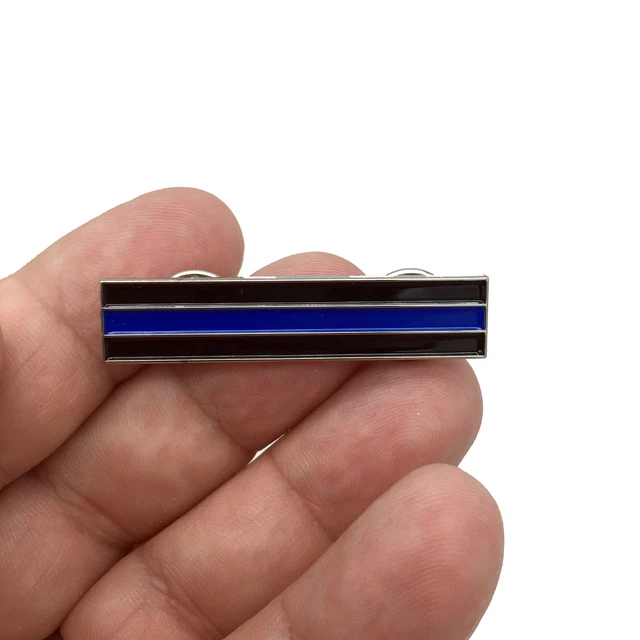 THIN BLUE LINE Commendation Bar Pin Police CBP FBI atf fam Secret ...