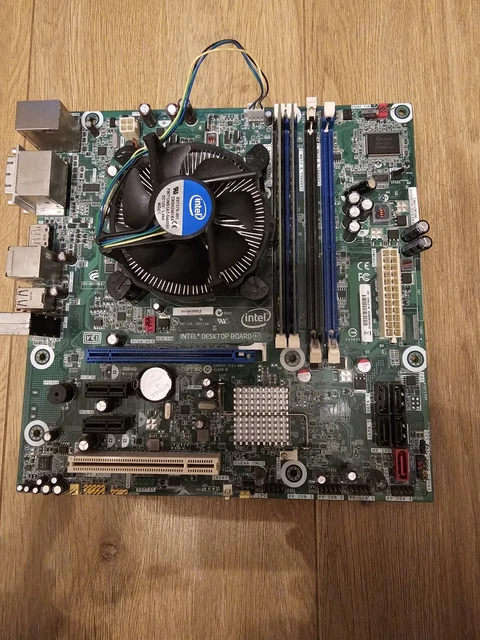 INTEL DQ57M, LGA 1156/Socket H Motherboard With I3 CPU £1.99 - PicClick UK