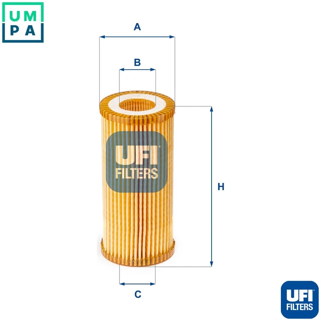 OIL FILTER 25.153.00 FOR SKODA KAROQ OCTAVIA/III/Combi SUPERB KODIAQ VW ...