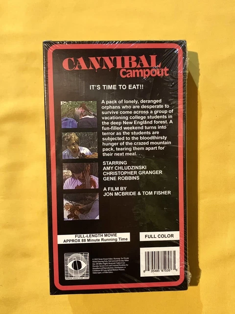 CANNIBAL CAMPOUT TERROR Vision VHS camp officiel sous licence horreur ...