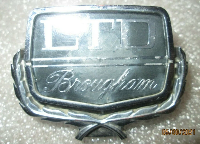 1975, 1976, 1977 FORD LTD BROUGHAM ROOF PILLAR EMBLEM BADGE FoMoCo OEM ...