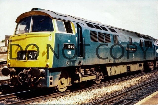 UK DIESEL TRAIN Railway Photograph Of Class 52 Western D1034. Rm52-100 £1.65 - PicClick UK