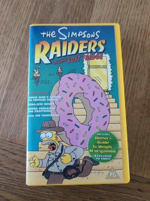THE SIMPSONS RAIDERS Of The Lost Fridge (VHS/SUR, 2000) £4.99 - PicClick UK