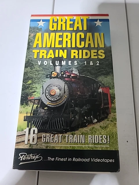 GREAT AMERICAN TRAIN Rides Vol I & II VHS £2.77 - PicClick UK