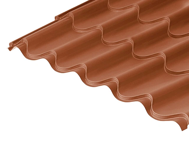 METAL TILE EFFECT Roof Sheets, Cladco Pantile Profile, 1m lengths (5m ...