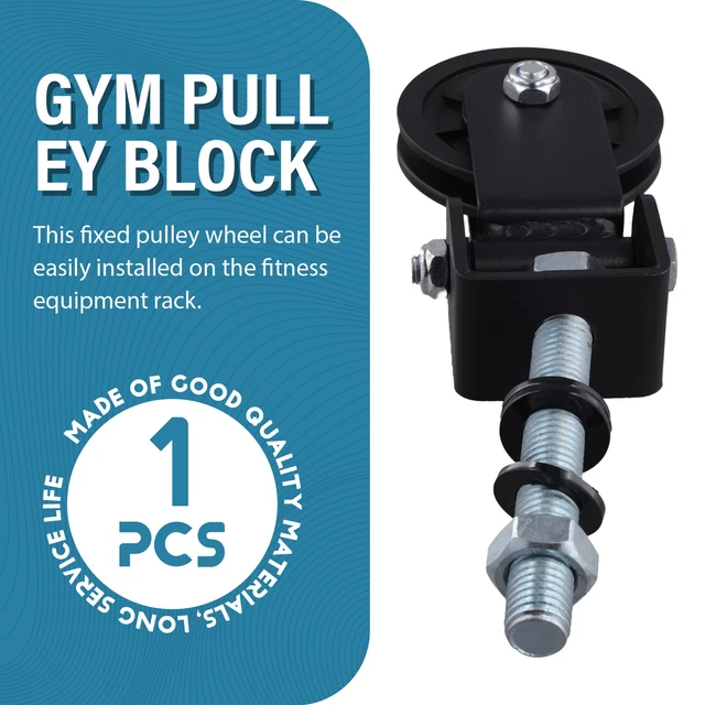 GYM PULLEY Fixed Pulley Wheel LAT Pulley System Attachments ...