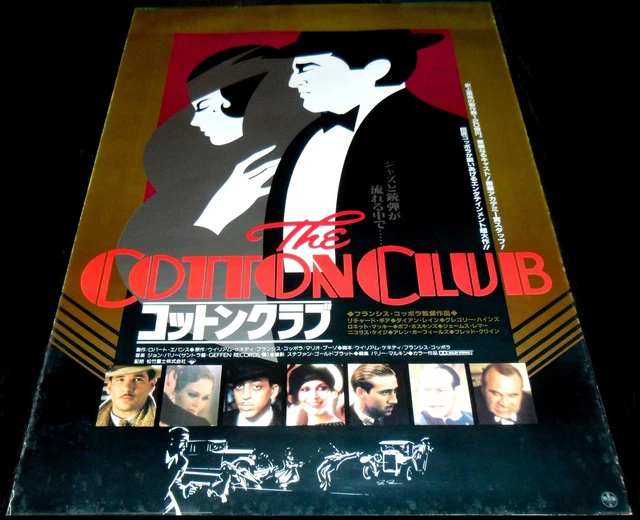 1984 THE COTTON Club ORIGINAL JAPANESE B2 POSTER Richard Gere Diane ...