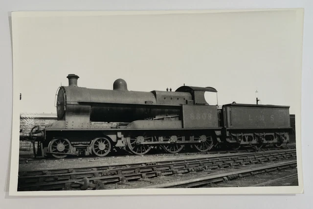 LMS RAILWAY LOCOMOTIVE Photograph - 8808 Crewe Works Yard - E383 £2.99 ...