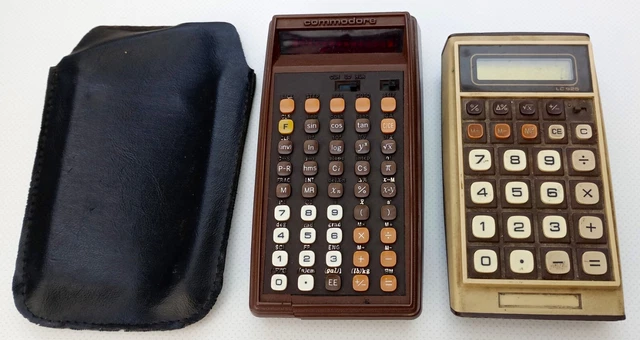 COMMODORE VINTAGE CALCULATOR LC925 & PR100 1970's Rare See Description ...