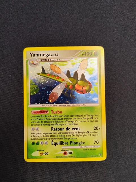 CARTE POKÉMON YANMEGA 14/147 Holo - Platine Vainqueurs Suprêmes - FR ...