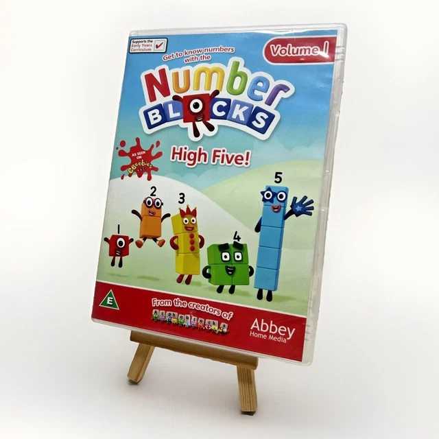NUMBER BLOCKS HIGH Five! DVD CBeebies BBC Read Description EUR 17,78 ...