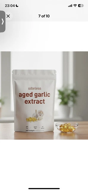 300 PIECES NATURALLY Aged Odourless Garlic Extract Fast 5 Months Supply ...