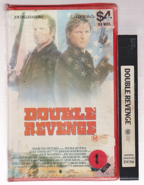 RARE VHS VIDEO Tape DOUBLE REVENGE Big Box Ex-Rental Clamshell Palace $100.00 - PicClick AU