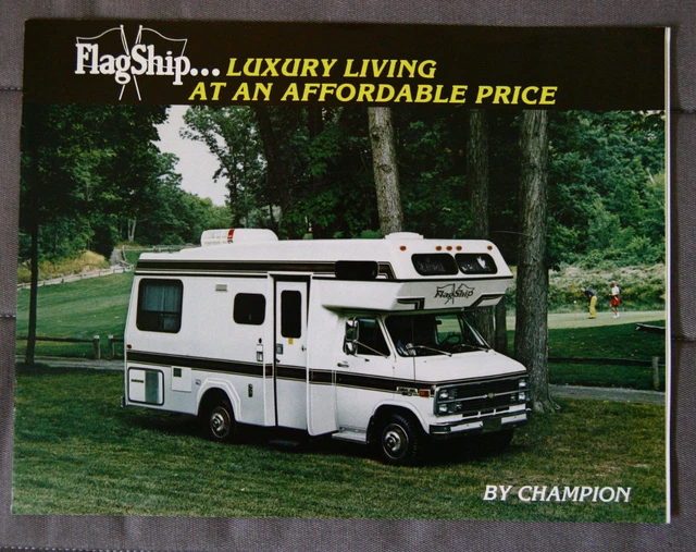 1983 CHEVROLET CHAMPION Flagship Camper Dealer Brochure - Français $15. ...