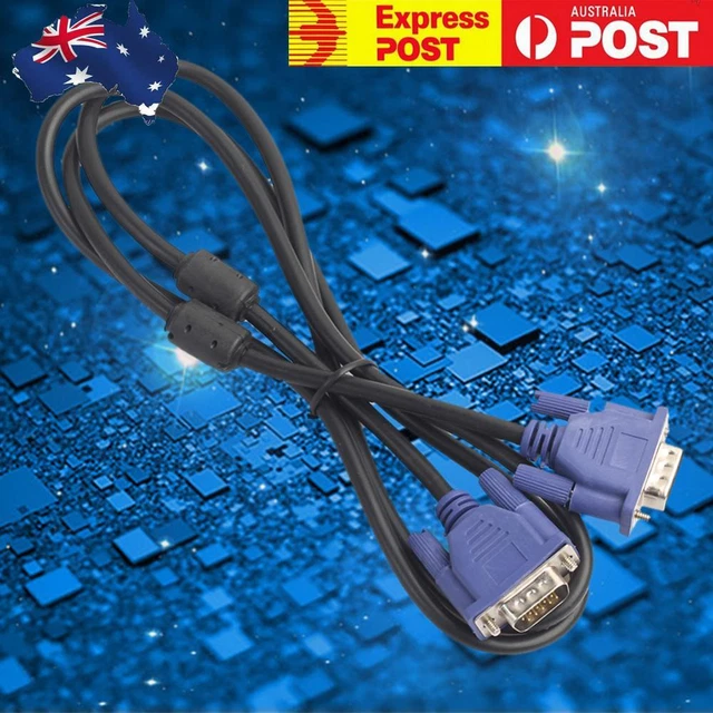4.9/9.8/16.4FT EXTENDER CABLE HD 15Pin Monitor Cable for Laptop PC ...