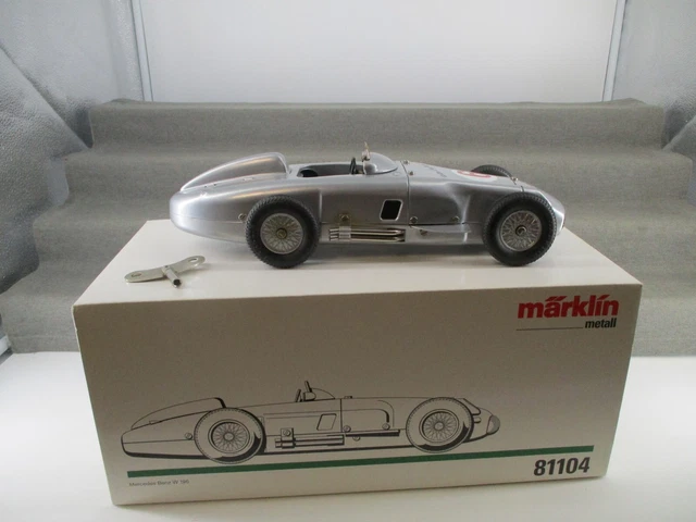 MÄRKLIN METALL 81104 Mercedes Benz W 196 silber / Silberpfeil in OVP ...