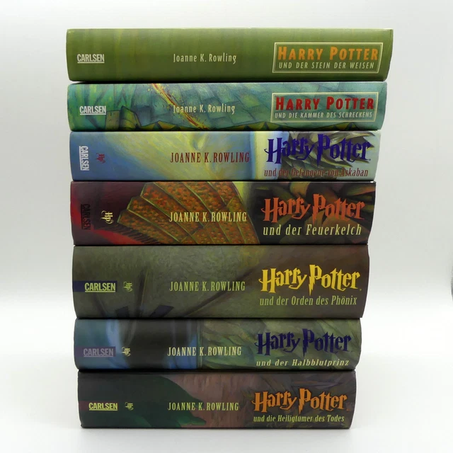 HARRY POTTER BAND 1-7 gebunden Eine deutsche Erstausgabe EUR 52,99 ...