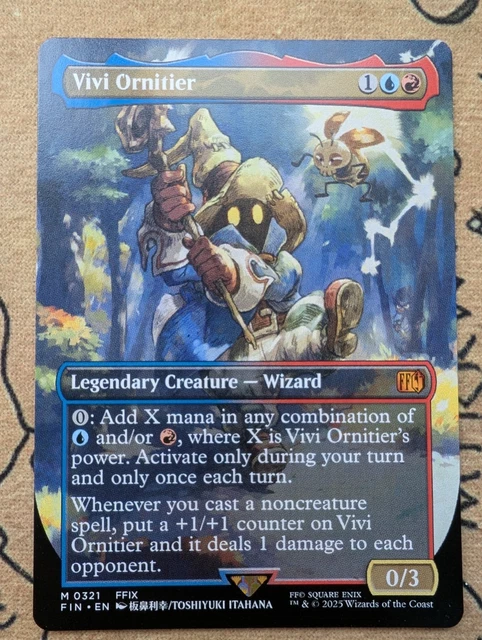 MAGIC GATHERING MTG Final Fantasy Vivi Ornitier #321 NON-FOIL Mythic ...