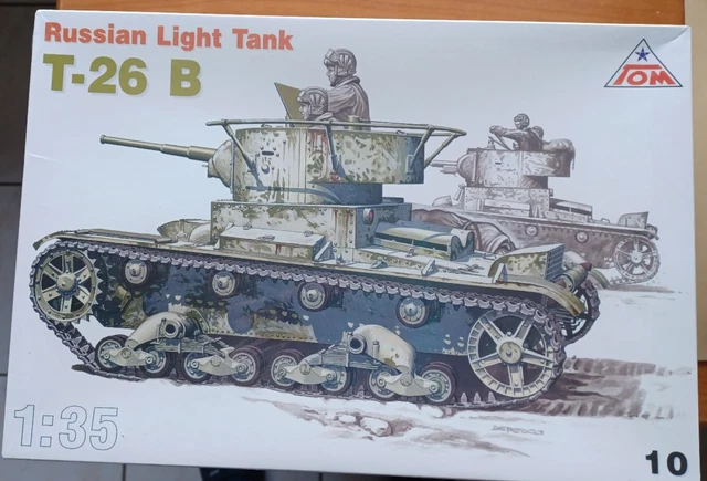 1:35 RUSSIAN LIGHT Tank T-26B TOM sehr selten EUR 22,50 - PicClick DE