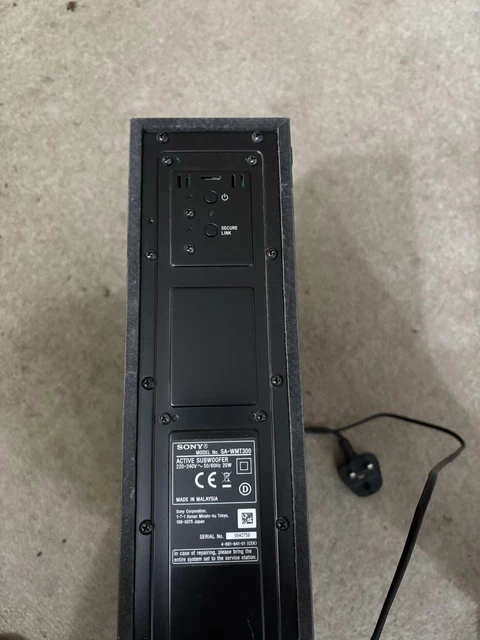 SONY ACTIVE SUBWOOFER SA-WMT300 £52.70 - PicClick UK