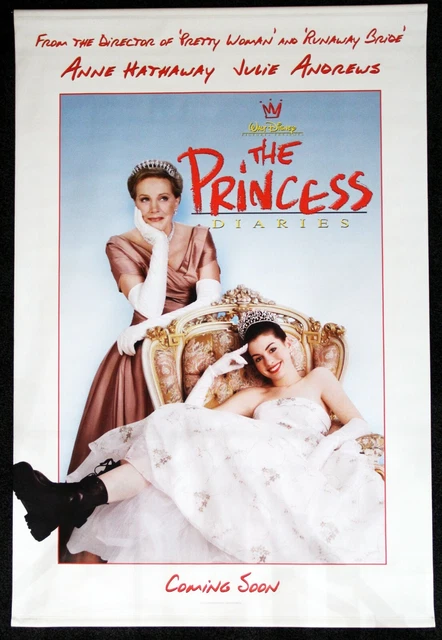 ANNE HATHAWAY PRINCESS Diaries Manifesto Cinema Gigante XXL Poster Film ...