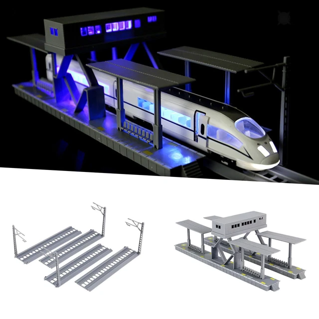 TRAIN TRACK RAIL Model Miniature Hobby Dioramas Commemorate Station ...
