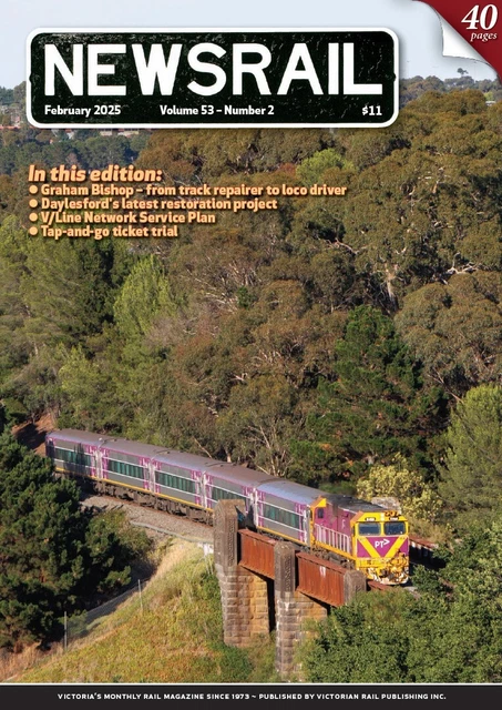 NEWSRAIL GRAHAM BISHOP Rail Train Locomotive Driver Plan Feb 2025 ...