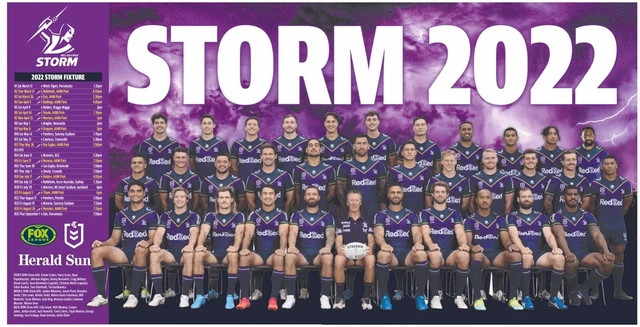 MELBOURNE STORM PREMIERS Nrl rugby team photo, $6.99 - PicClick AU