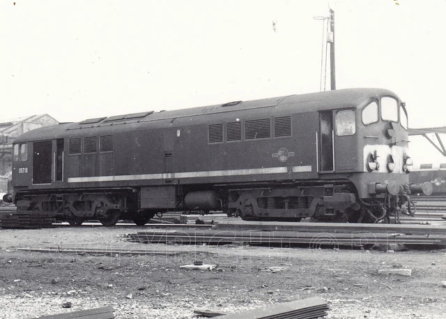 1 BLACK & WHITE 7x5 BR STEAM / DIESEL RAILWAY PRINT PHOTOGRAPH.1960`s £ ...