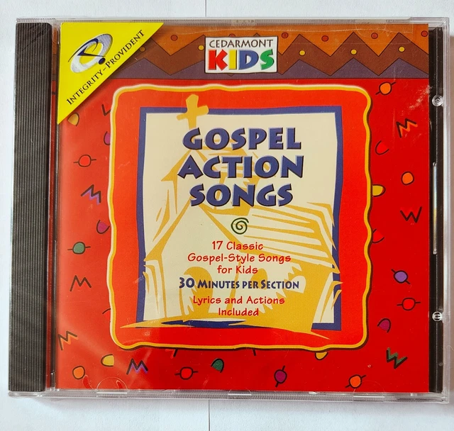 CEDARMONT KIDS GOSPEL Action Songs - Christian Sing-Along Album - New ...