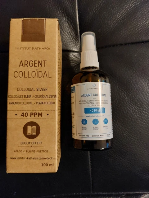 ARGENT COLLOIDAL SILVER 40 ppm 100ml - never used £10.79 - PicClick UK