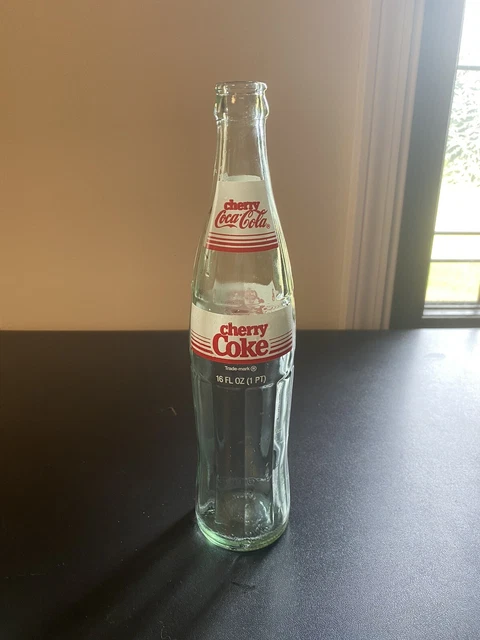 ACL COCA COLA Cherry Coke Bottle 1980s 16oz Short Production Run Tough ...